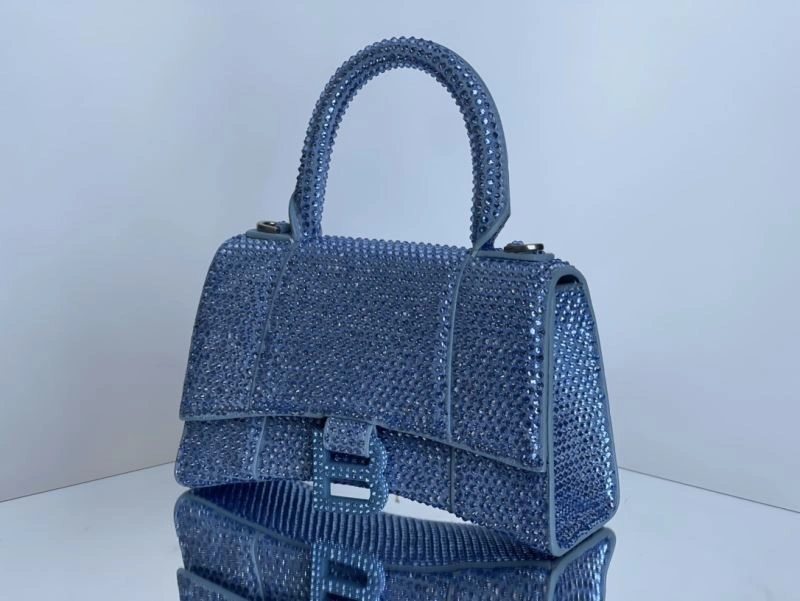 Precise copy Balenciaga Diamond-Encrusted Hourglass Sand Timer Bag