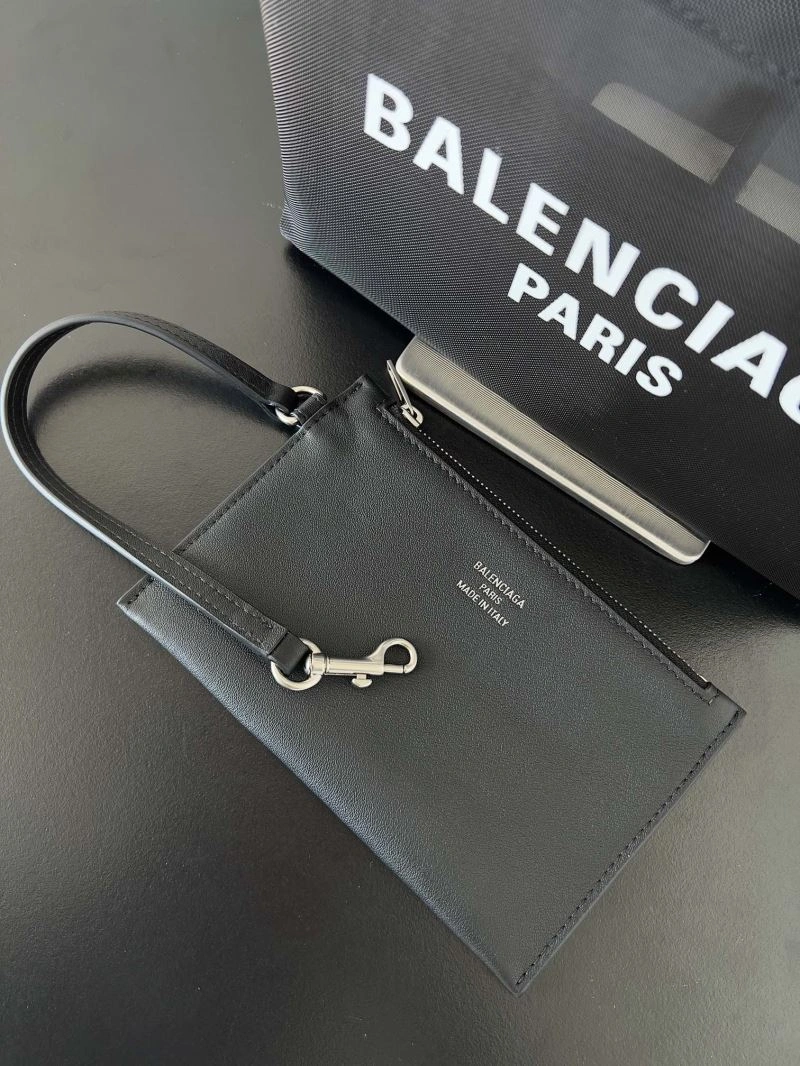 Budget-friendly Balenciaga Duty Free Mesh Tote Bag with Leather-Chain Strap