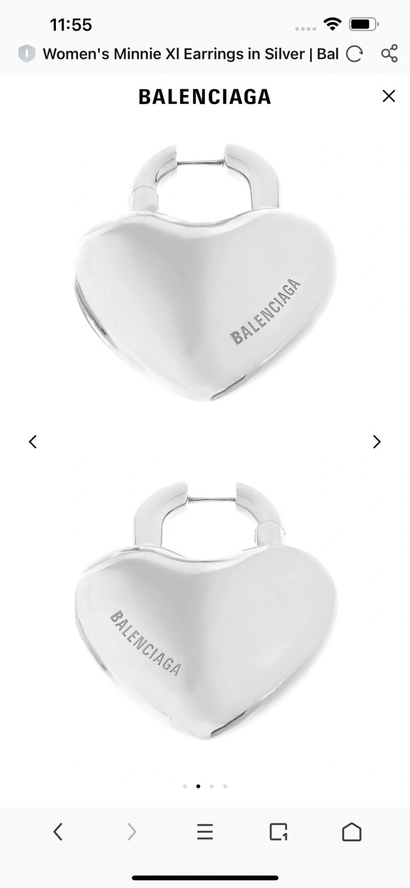 Budget-friendly Balenciaga Earrings