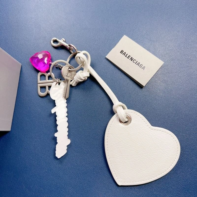 Affordable Balenciaga Elegance Keychain - Luxe Gold Accent Accessory