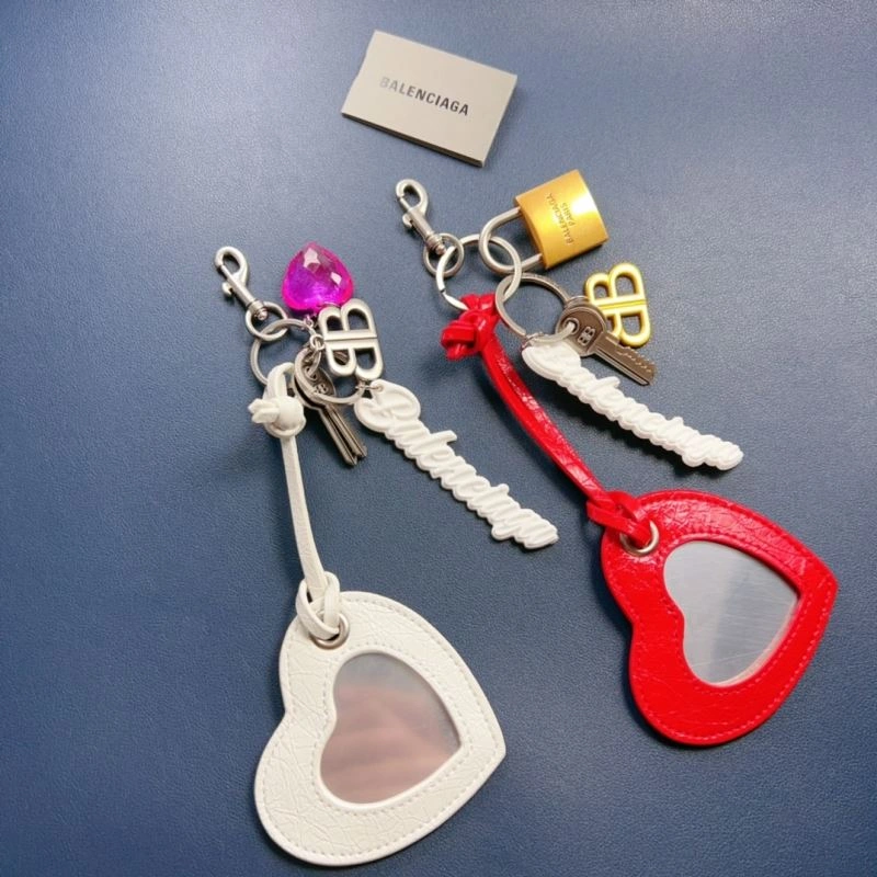 Affordable Balenciaga Elegance Keychain - Luxe Gold Accent Accessory