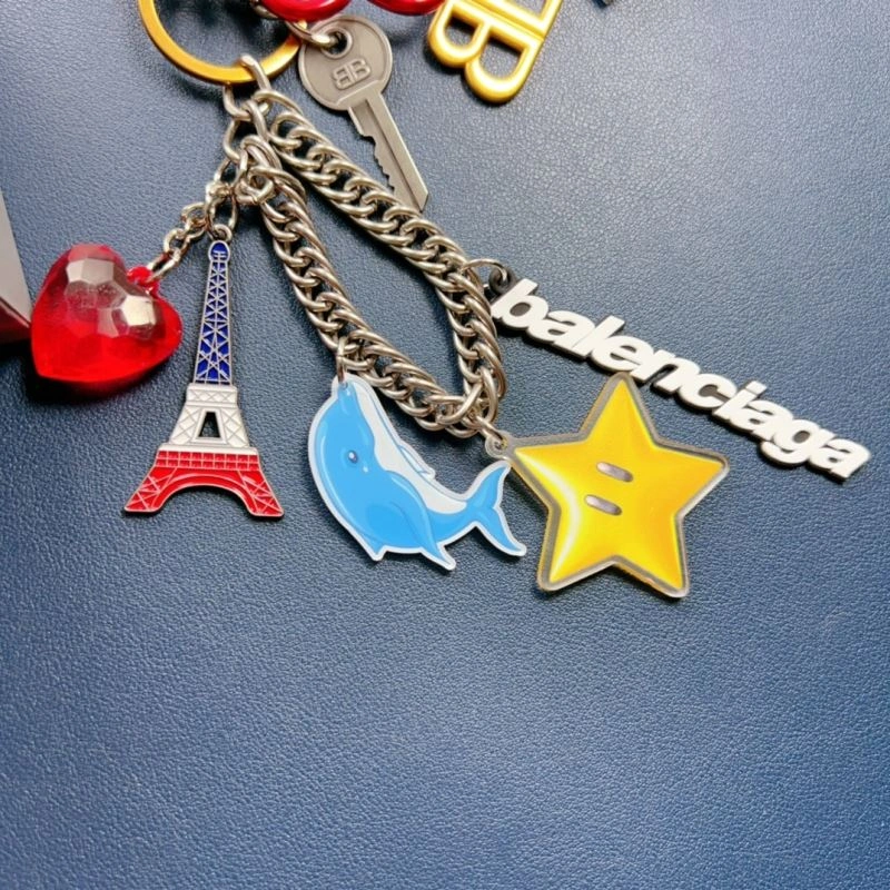 Perfect replica Balenciaga Elegant Gold Texture Keychain