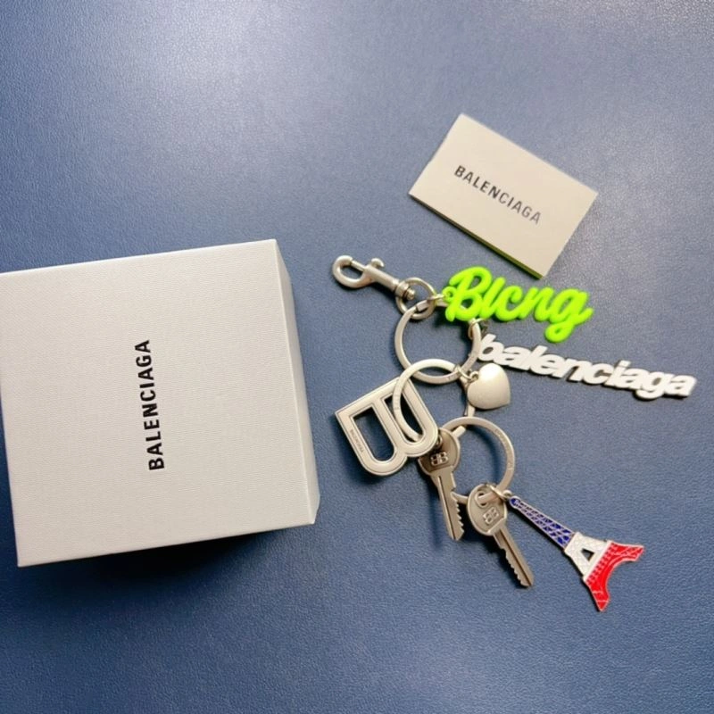 Reasonably priced Balenciaga Elegant Golden Keychain - Chic Accessory for Any Style