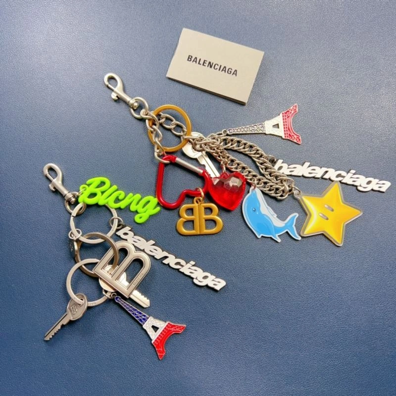Reasonably priced Balenciaga Elegant Golden Keychain - Chic Accessory for Any Style