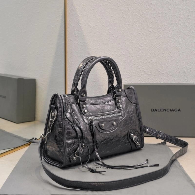 1:1 copy Balenciaga Era of Tears Classic Motorcycle Bag - Metallic Silver Edition
