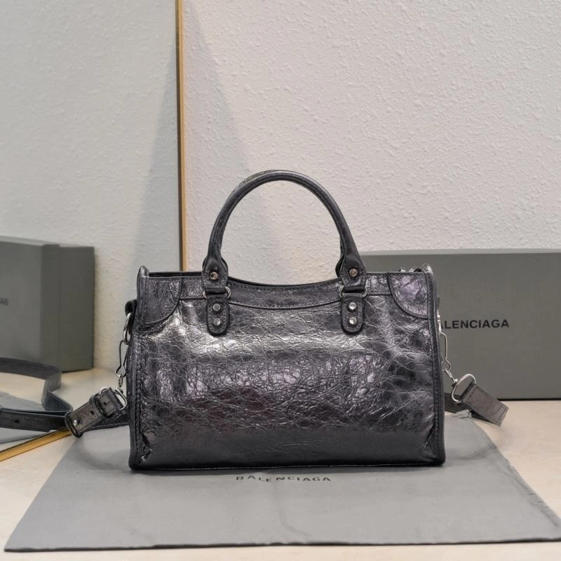 1:1 copy Balenciaga Era of Tears Classic Motorcycle Bag - Metallic Silver Edition