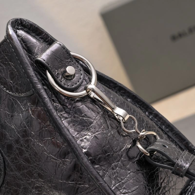 1:1 copy Balenciaga Era of Tears Classic Motorcycle Bag - Metallic Silver Edition