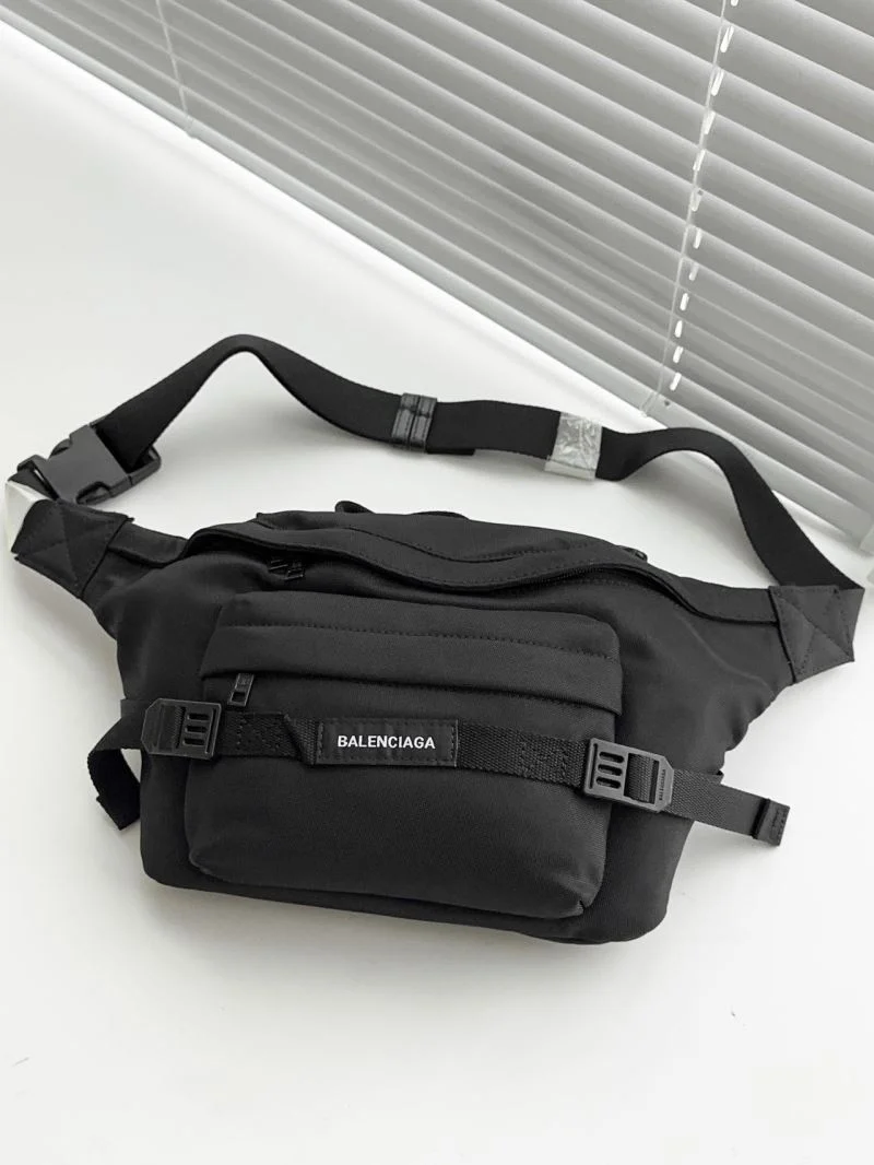 Balenciaga Exclusive Leather Mountaineering Waist Bag