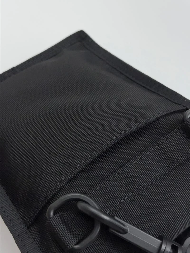 Inexpensive Balenciaga Explorer Waterproof Nylon Clutch with Logo Strap