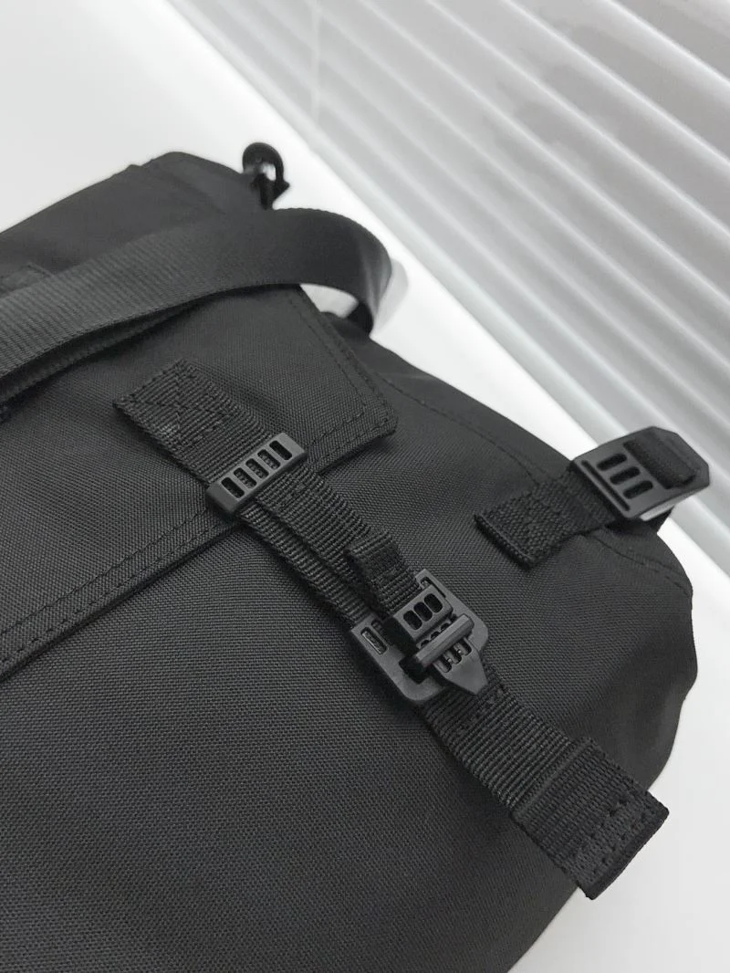 Official Balenciaga Extra Large Army Black Nylon Crossbody Messenger Bag