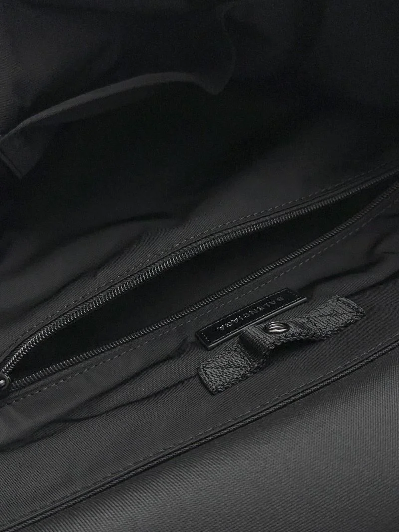 Official Balenciaga Extra Large Army Black Nylon Crossbody Messenger Bag