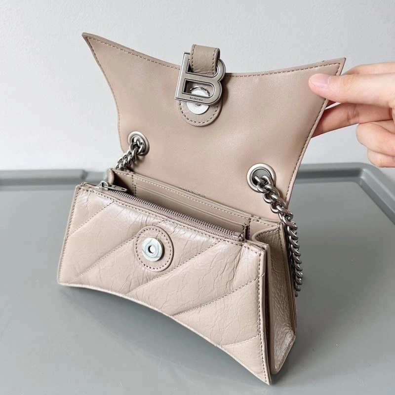 Legit Balenciaga Fall Winter 2022 Mini Crush Hourglass Bag