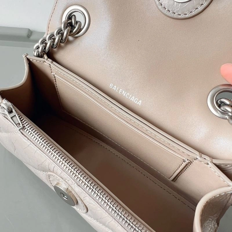 Legit Balenciaga Fall Winter 2022 Mini Crush Hourglass Bag