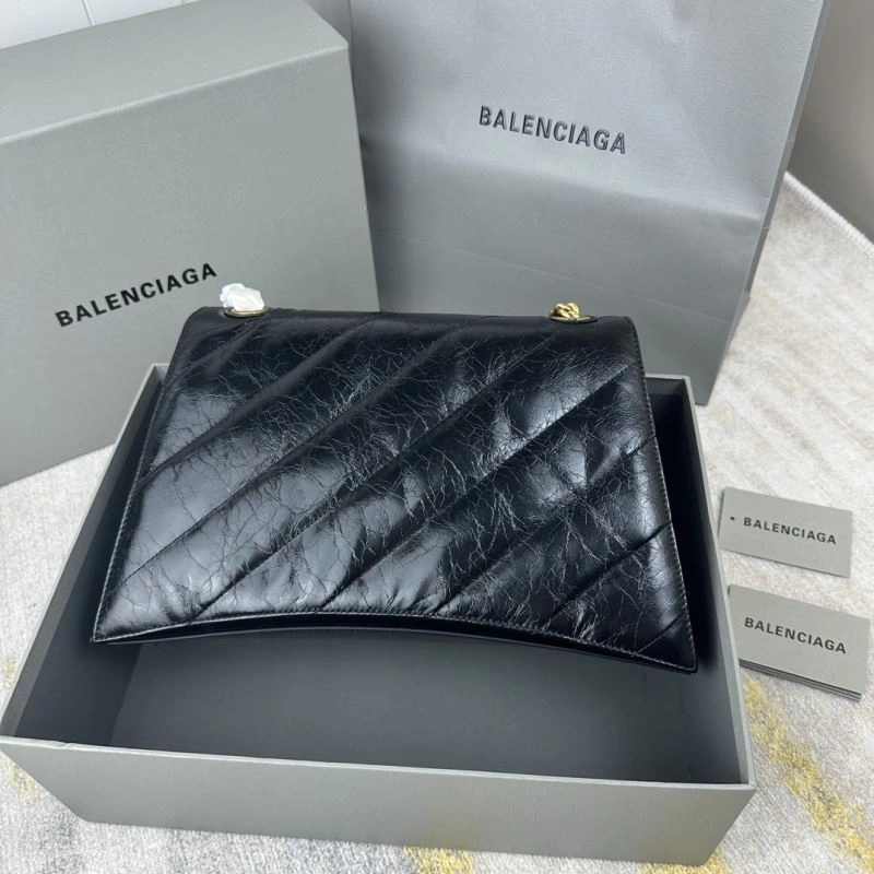 1:1 copy Balenciaga Gold Crush Hourglass Chain Bag - Medium Embroidered Elegance