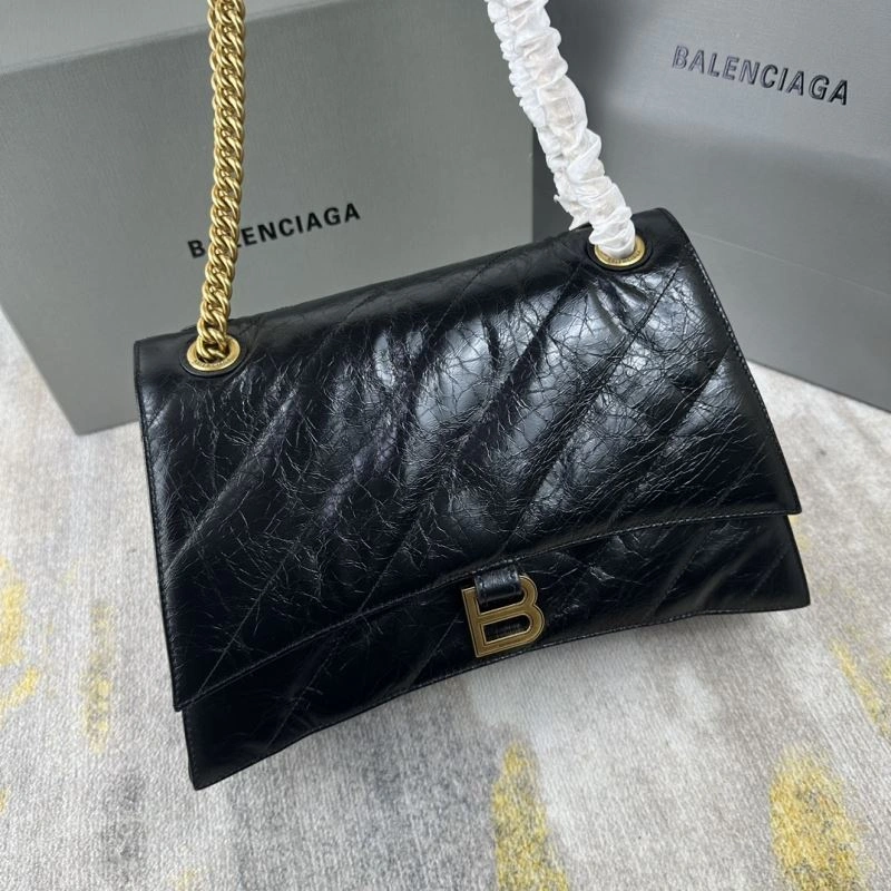 1:1 copy Balenciaga Gold Crush Hourglass Chain Bag - Medium Embroidered Elegance