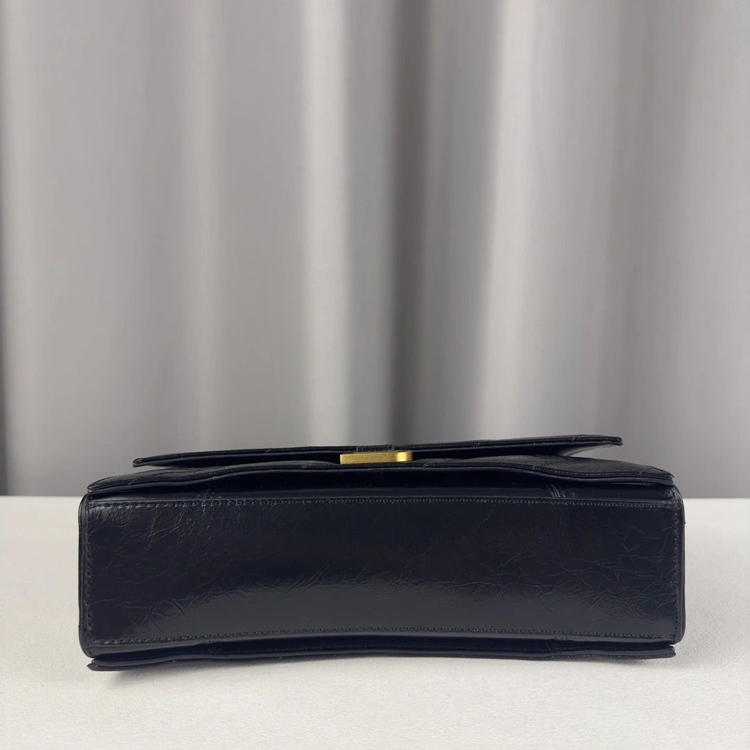 Indistinguishable Balenciaga Gold Crush Sandglass Chain Bag - Small Size Elegance