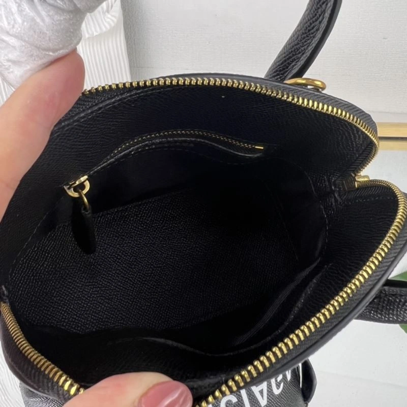 Genuine Balenciaga Golden Logo Shell Bag - Autumn Winter Edition