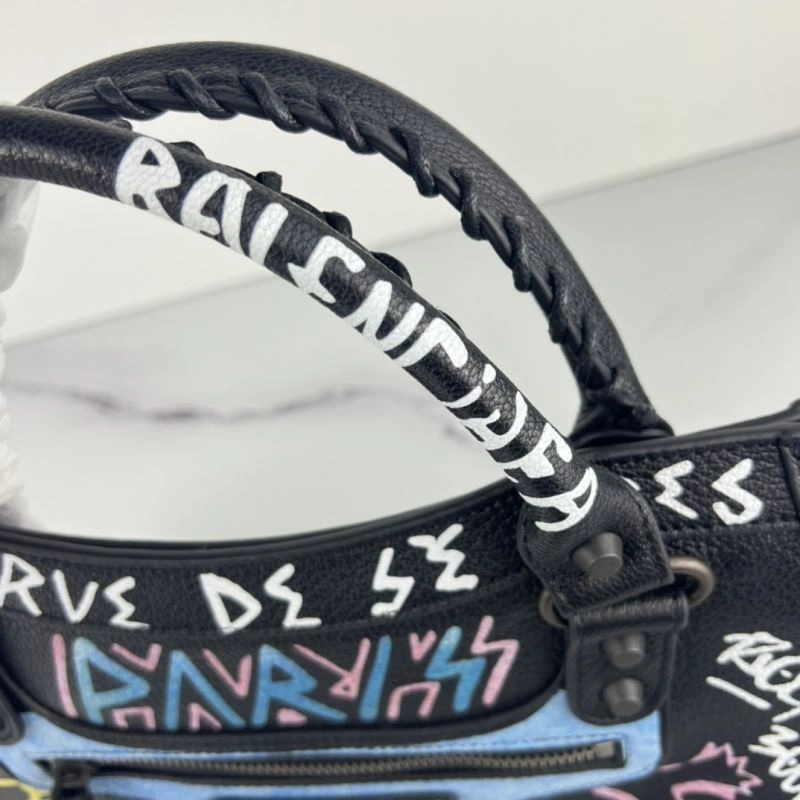 High accuracy Balenciaga Graffiti 38cm Crossbody Handbag in Italian Goat Leather
