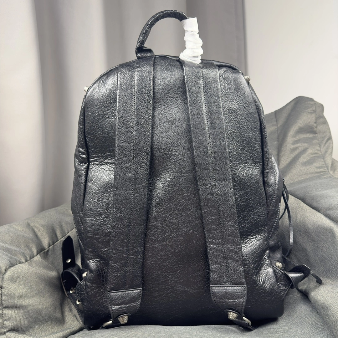 Economical Balenciaga Graffiti Studded Motorcycle Backpack