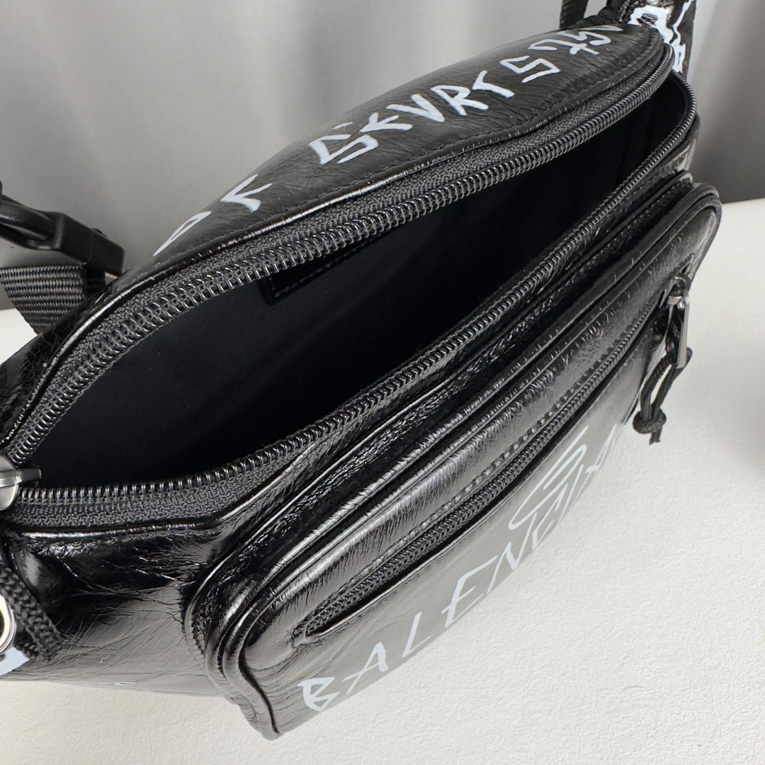 Perfect replica Balenciaga Graffiti Waist Chest Bag - Rebel Chic Design