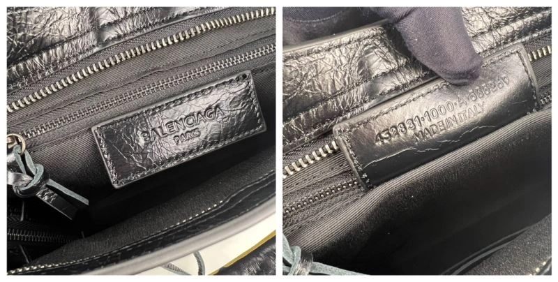 Official Balenciaga Handmade Graffiti Mini City Bag - Luxurious Lambskin Design