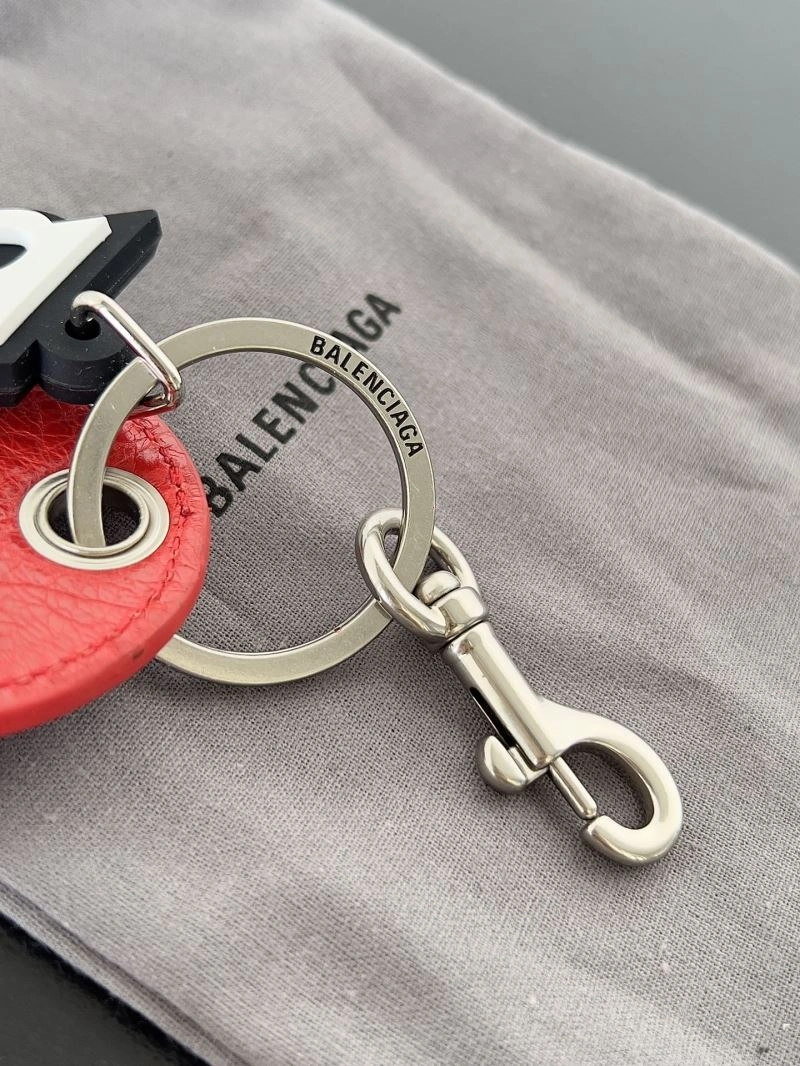 Brand-original Balenciaga Heart Mirror Keychain with Sheepskin Charm