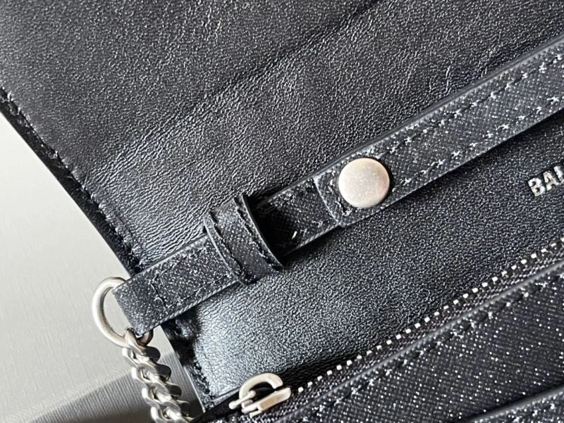 OEM Balenciaga Heavy-Duty Hourglass Chain Bag - Iconic Curved Design
