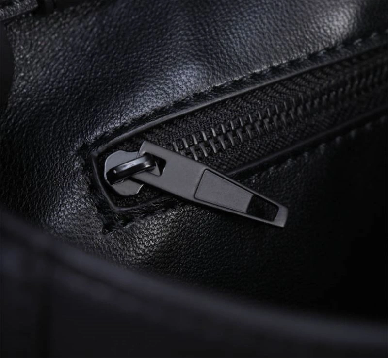 Legit Balenciaga Hourglass Arc Black Gun Bag with Embossed Cowhide Texture