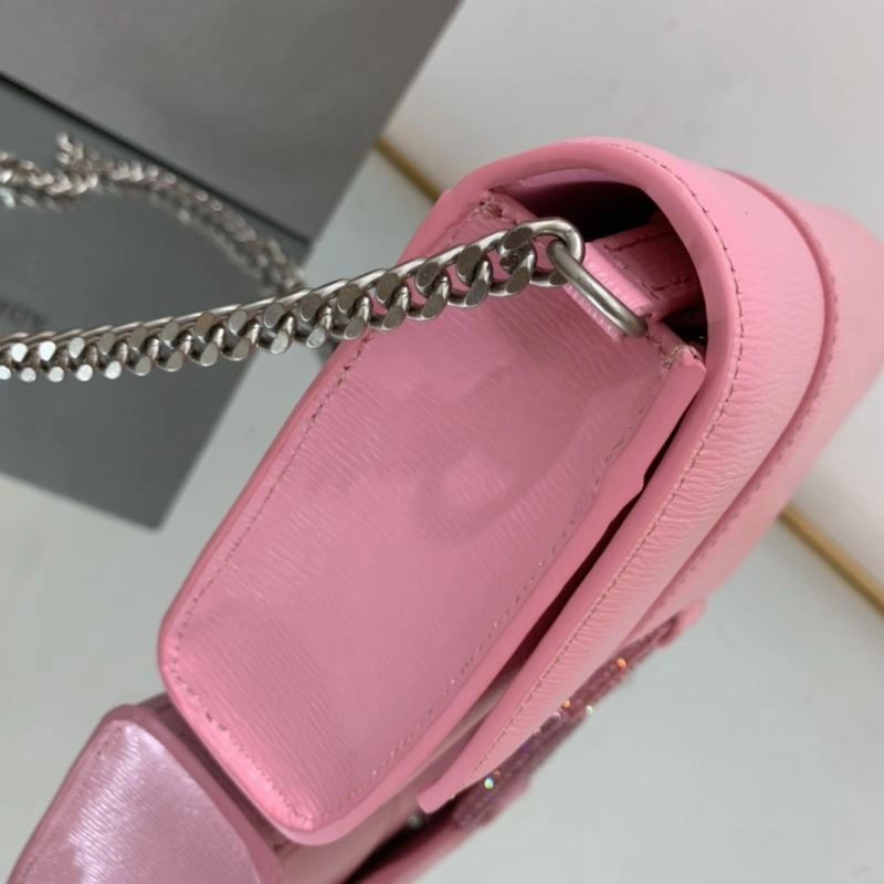 High fidelity Balenciaga Hourglass Chain Bag with Diamond B Buckle