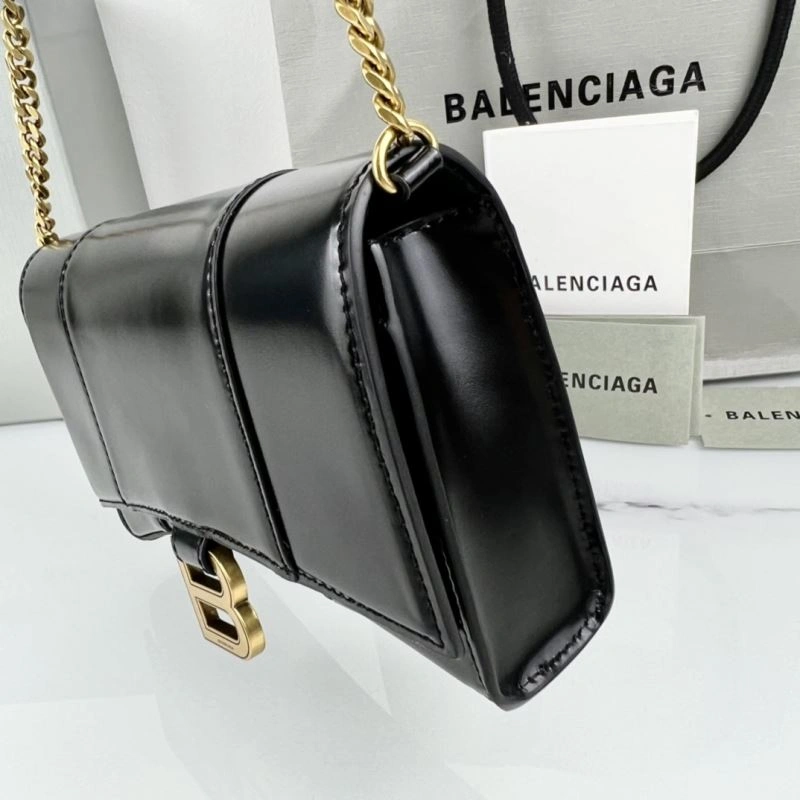 Indistinguishable Balenciaga Hourglass Chain Crossbody Bag - Petite B-Shaped Elegance