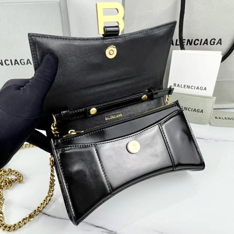 Indistinguishable Balenciaga Hourglass Chain Crossbody Bag - Petite B-Shaped Elegance