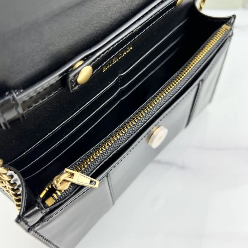 Indistinguishable Balenciaga Hourglass Chain Crossbody Bag - Petite B-Shaped Elegance