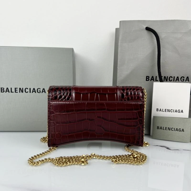 Balenciaga Hourglass Chain Crossbody Bag - Petite Cowhide Charm