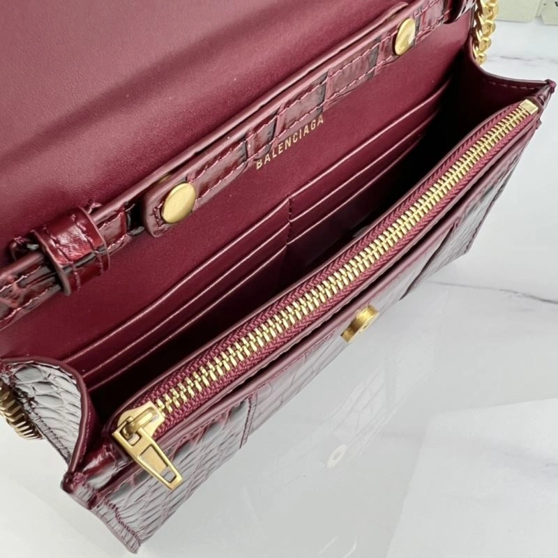 Economical Balenciaga Hourglass Chain Crossbody Bag - Petite Cowhide Charm