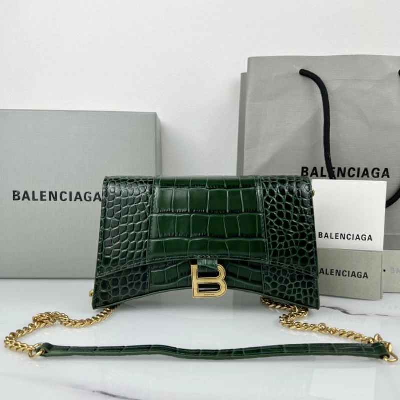 Balenciaga Hourglass Chain Crossbody Bag - Petite Elegance Redefined