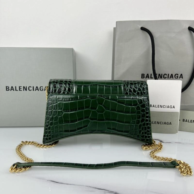 Economical Balenciaga Hourglass Chain Crossbody Bag - Petite Elegance Redefined