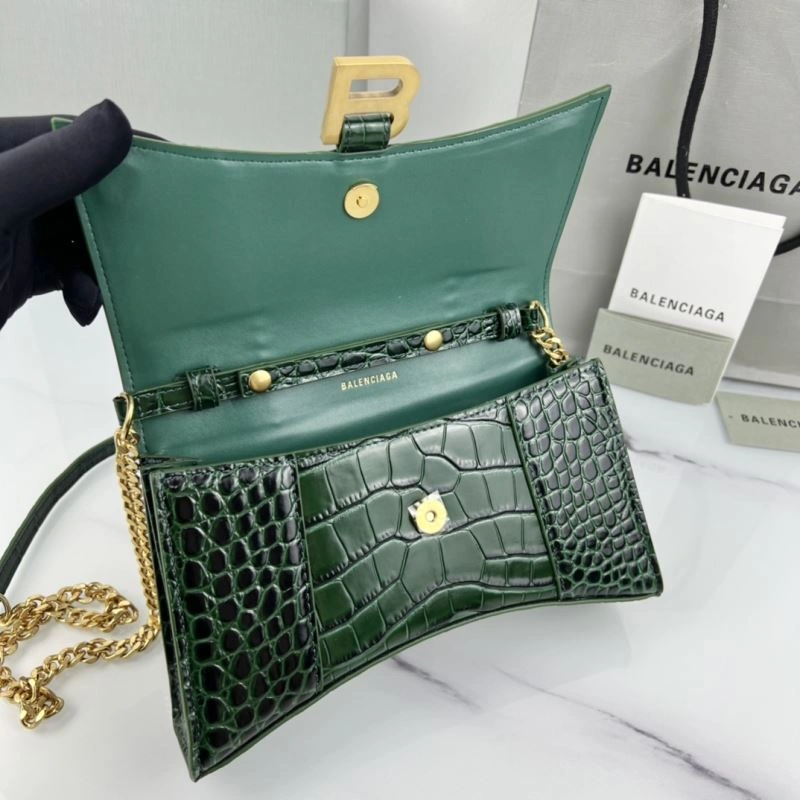 Economical Balenciaga Hourglass Chain Crossbody Bag - Petite Elegance Redefined