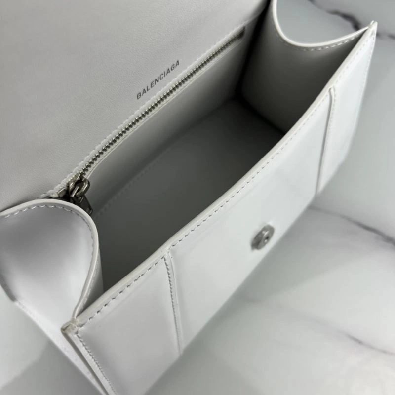 Low-cost Balenciaga Hourglass Cowhide Bag with Silver Buckle - 23x10x24cm