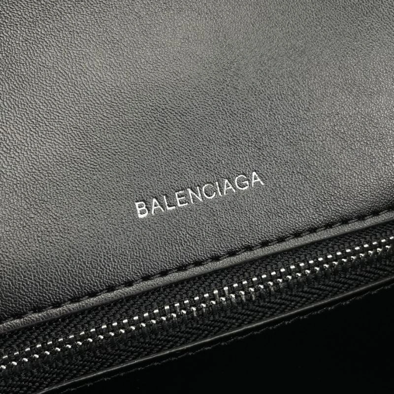 Genuine Balenciaga Hourglass Crocodile Embossed Bag - Style 8895