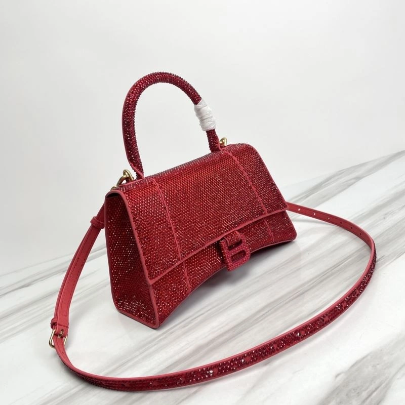 Legit Balenciaga Hourglass Crocodile Embossed Handcrafted Bag 8895