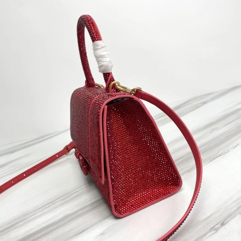 Legit Balenciaga Hourglass Crocodile Embossed Handcrafted Bag 8895