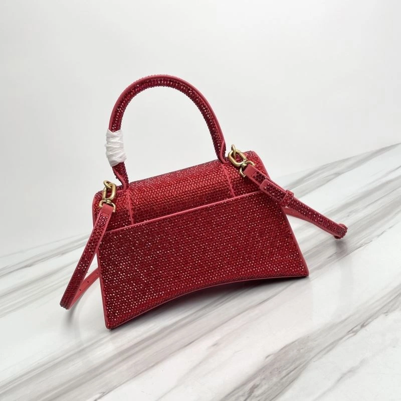 Legit Balenciaga Hourglass Crocodile Embossed Handcrafted Bag 8895