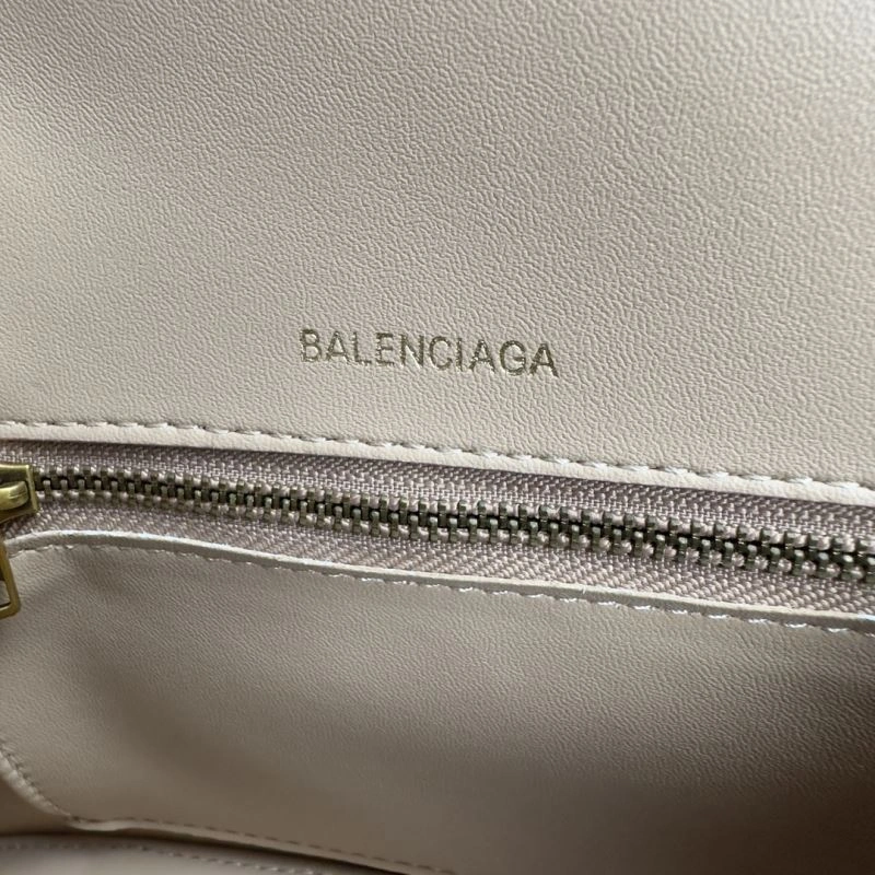 Budget-friendly Balenciaga Hourglass Crocodile Pattern Bag with Gold Buckle