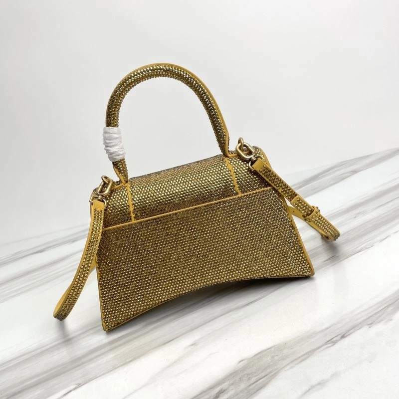 Legit Balenciaga Hourglass Crocodile Sand Pattern Bag - Model 8895