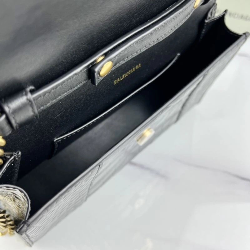 Low-cost Balenciaga Hourglass Mini Chain Crossbody Bag - Chic Cowhide Design