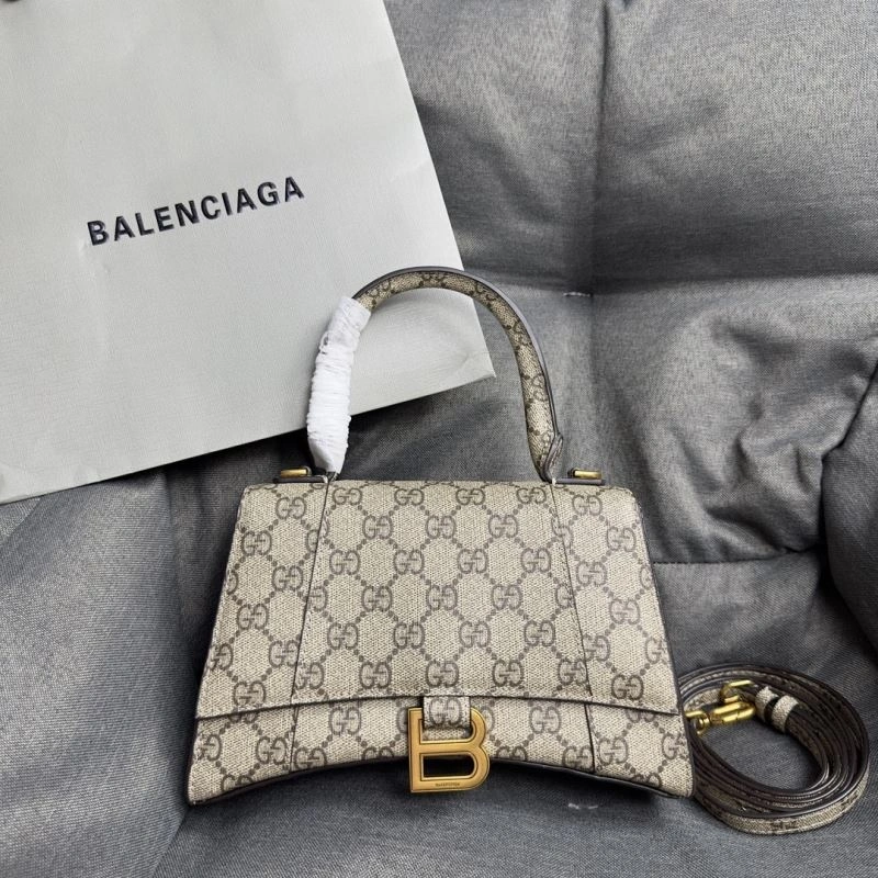 Balenciaga Hourglass Moon Bag - S Size Cowhide Elegance