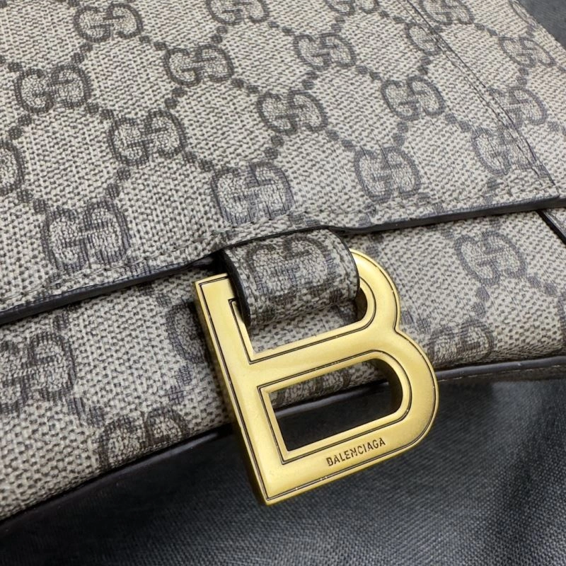High accuracy Balenciaga Hourglass Moon Bag - S Size Cowhide Elegance