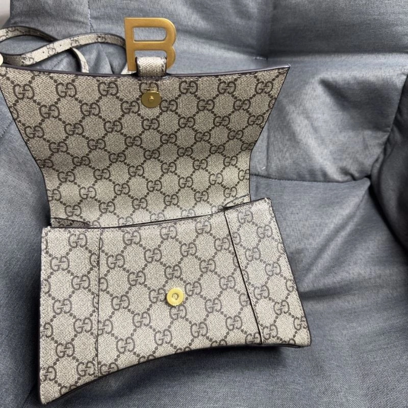 High accuracy Balenciaga Hourglass Moon Bag - S Size Cowhide Elegance
