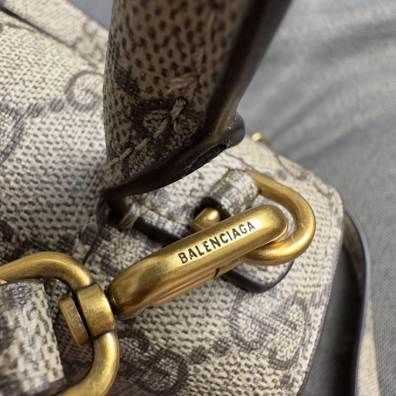 High accuracy Balenciaga Hourglass Moon Bag - S Size Cowhide Elegance