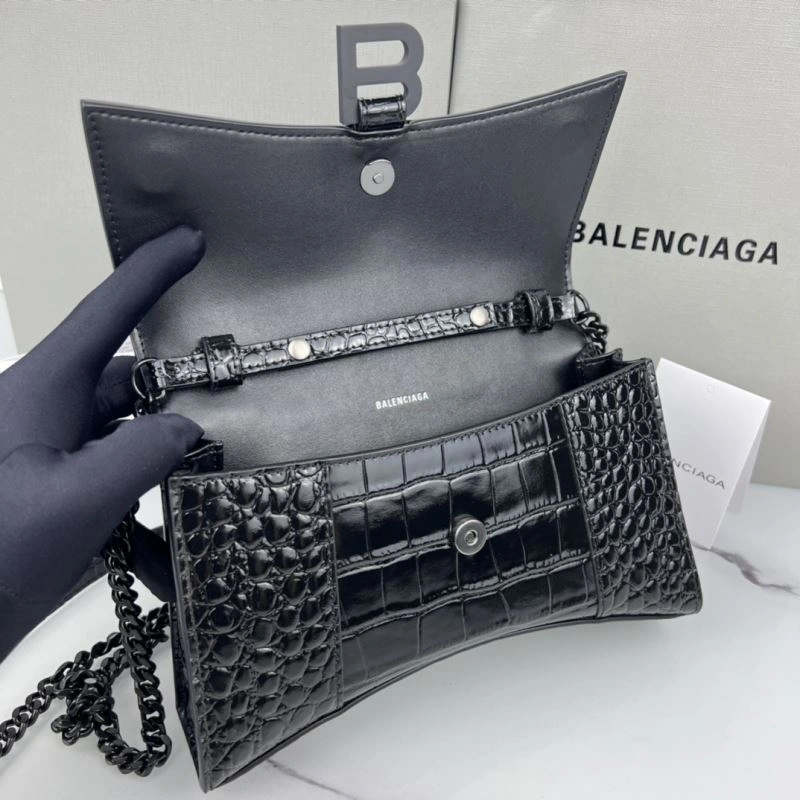 Mirror quality Balenciaga Hourglass Petite Chain Crossbody Bag by B Brand